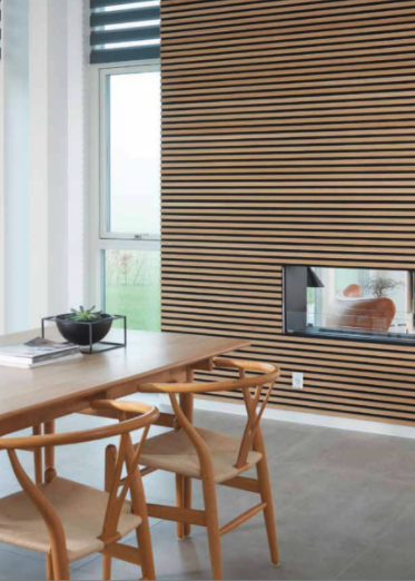 Acoustic panel prof signature "LIGHT OAK" - Fibrotech